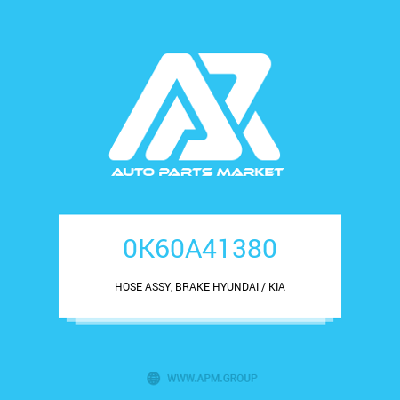 0K60A41380 HOSE ASSY, BRAKE buy in Dubai