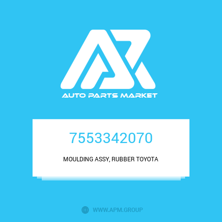 7553342070 'MOULDING ASSY, RUBBER' buy in Dubai