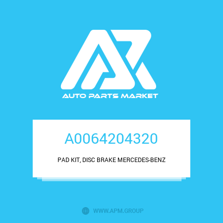 A0064204320 PAD KIT, DISC BRAKE buy in Dubai